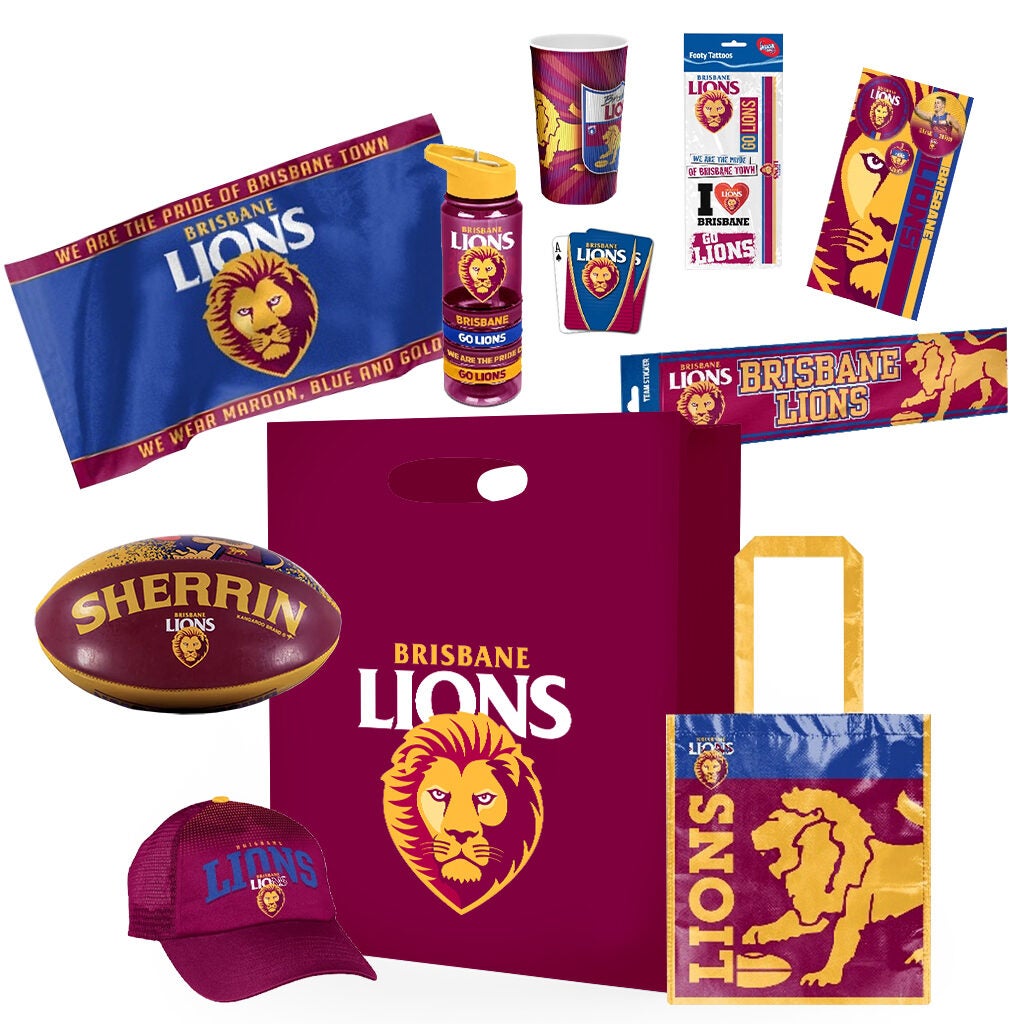 AFL Brisbane Lions 2025 Showbag Showbag City AFL Brisbane Lions 2025 Showbag Showbag City