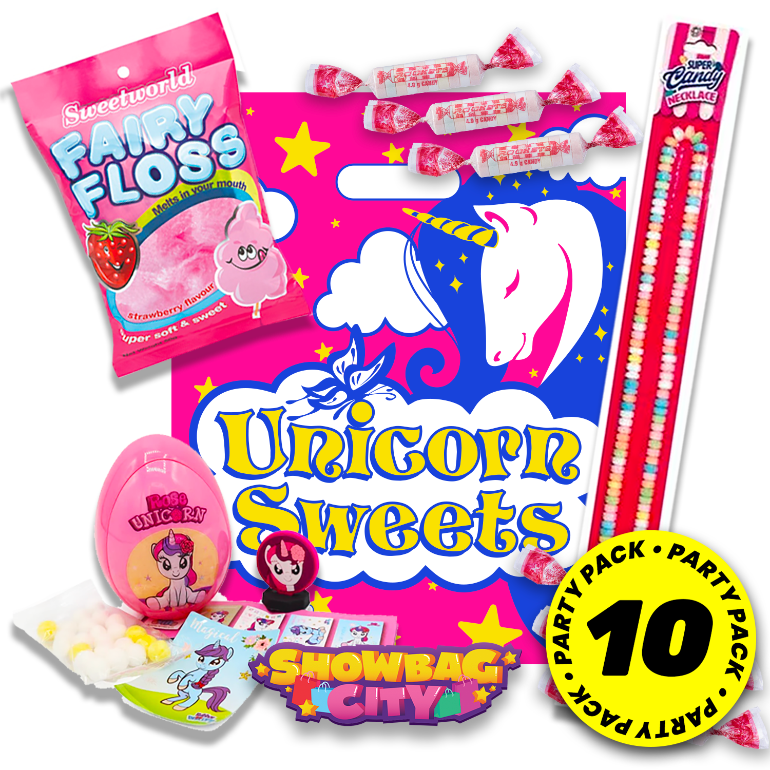 Unicorn Sweets Party Pack | Showbag City